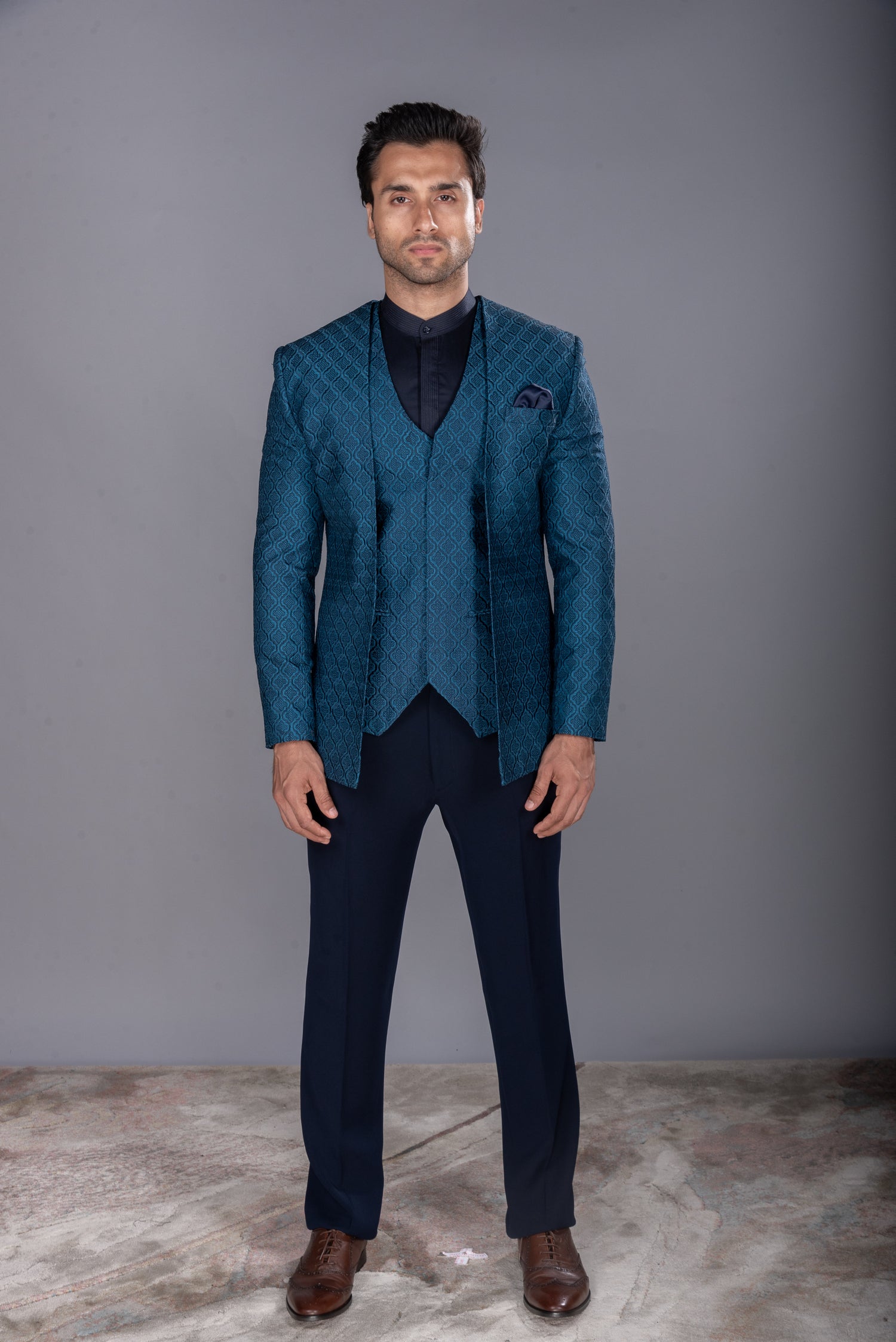 Open Jodhpuri Set – Telon Heritage